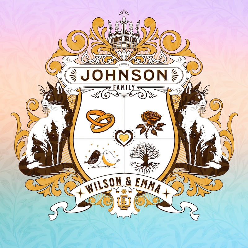 Custom Family Crest - Etsy