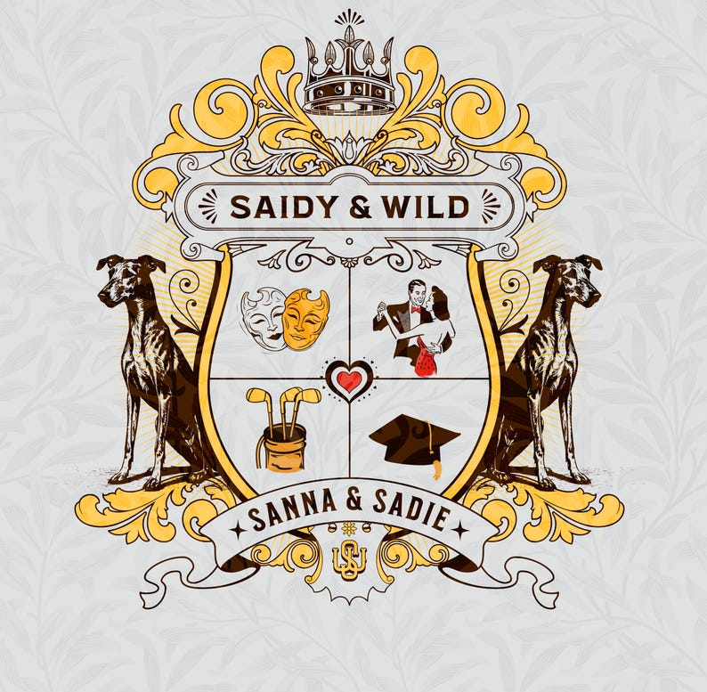 Personalized Family Crests - Coat of Arms, Wedding, New Home ...