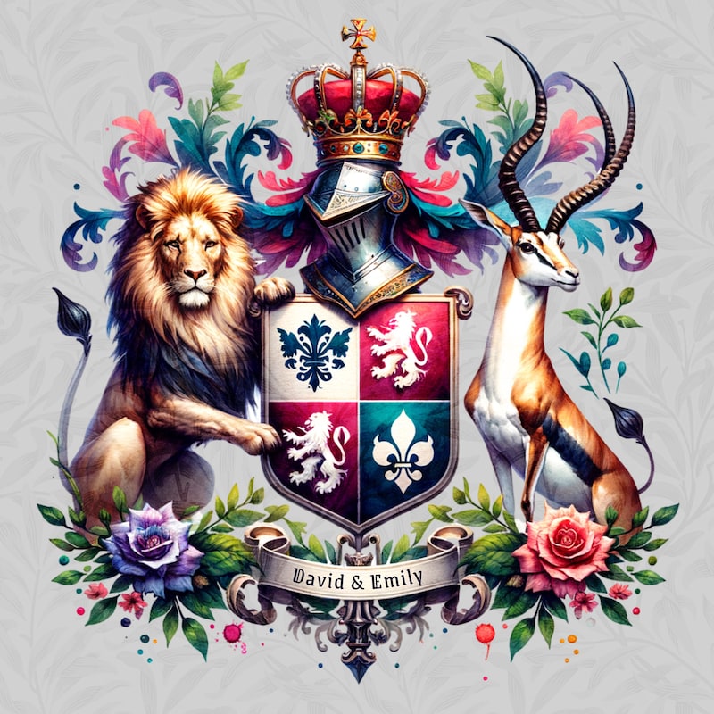 Custom Family Crest - Etsy