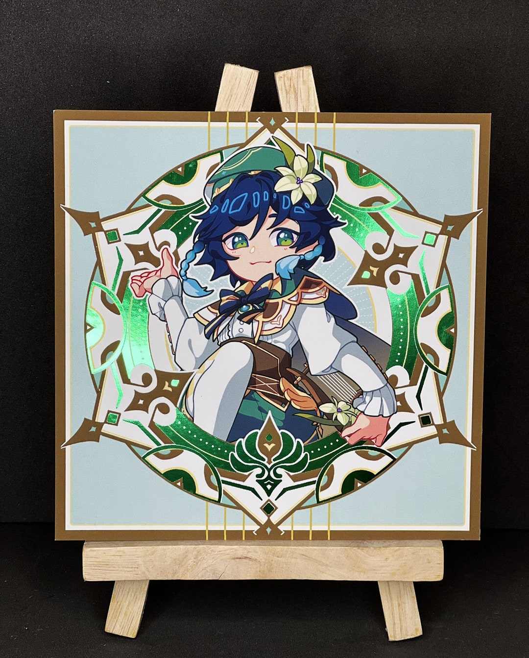 Venti Green Foiled 6in Print - Etsy