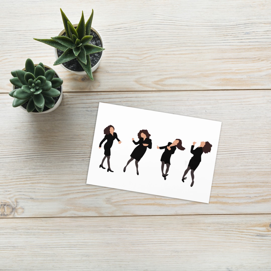 Dancing Elaine Benes Greeting Card for Any Occasion - Etsy