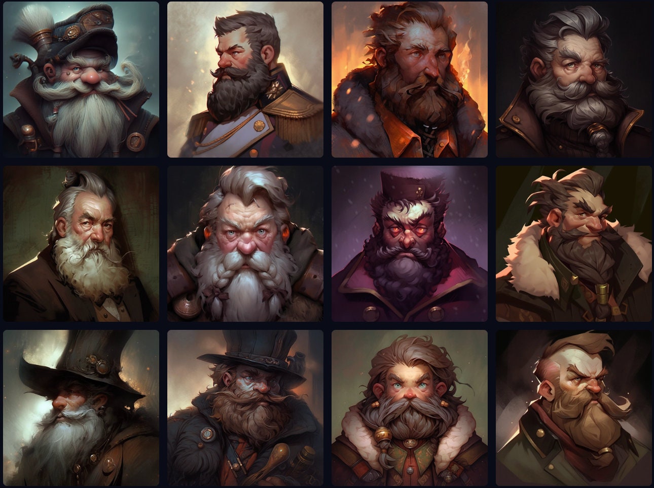 Victorian Dwarf Portrait 12 Pieces - Etsy