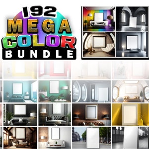 192 All Color PSD Photo Mockups Bundle | Instant Download | Smart ...