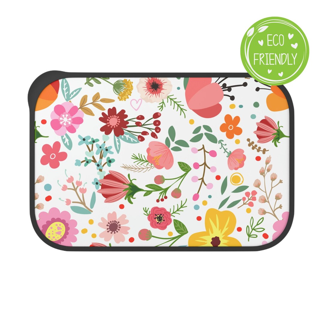 Eco Friendly School Lunch Box for Plant Lover Bento Box Set for Nature ...