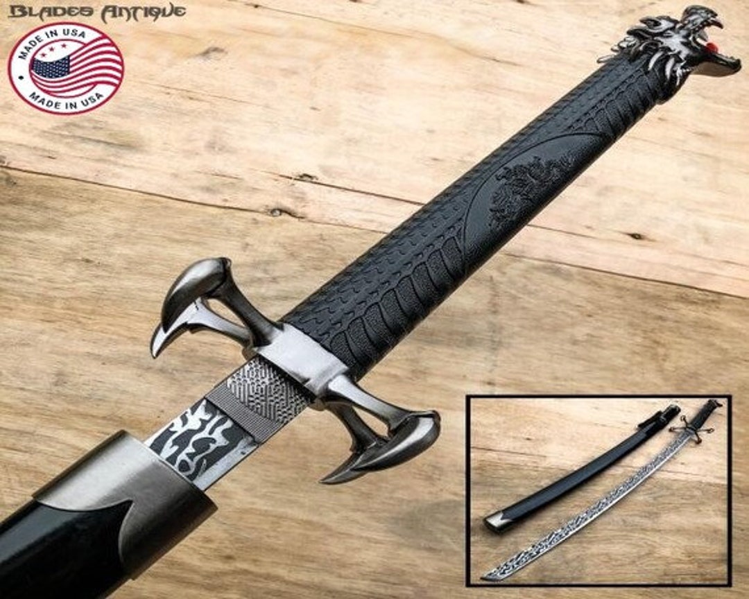 40 Black Dragon SAMURAI NINJA Bushido KATANA Japanese Four Claw Sword ...