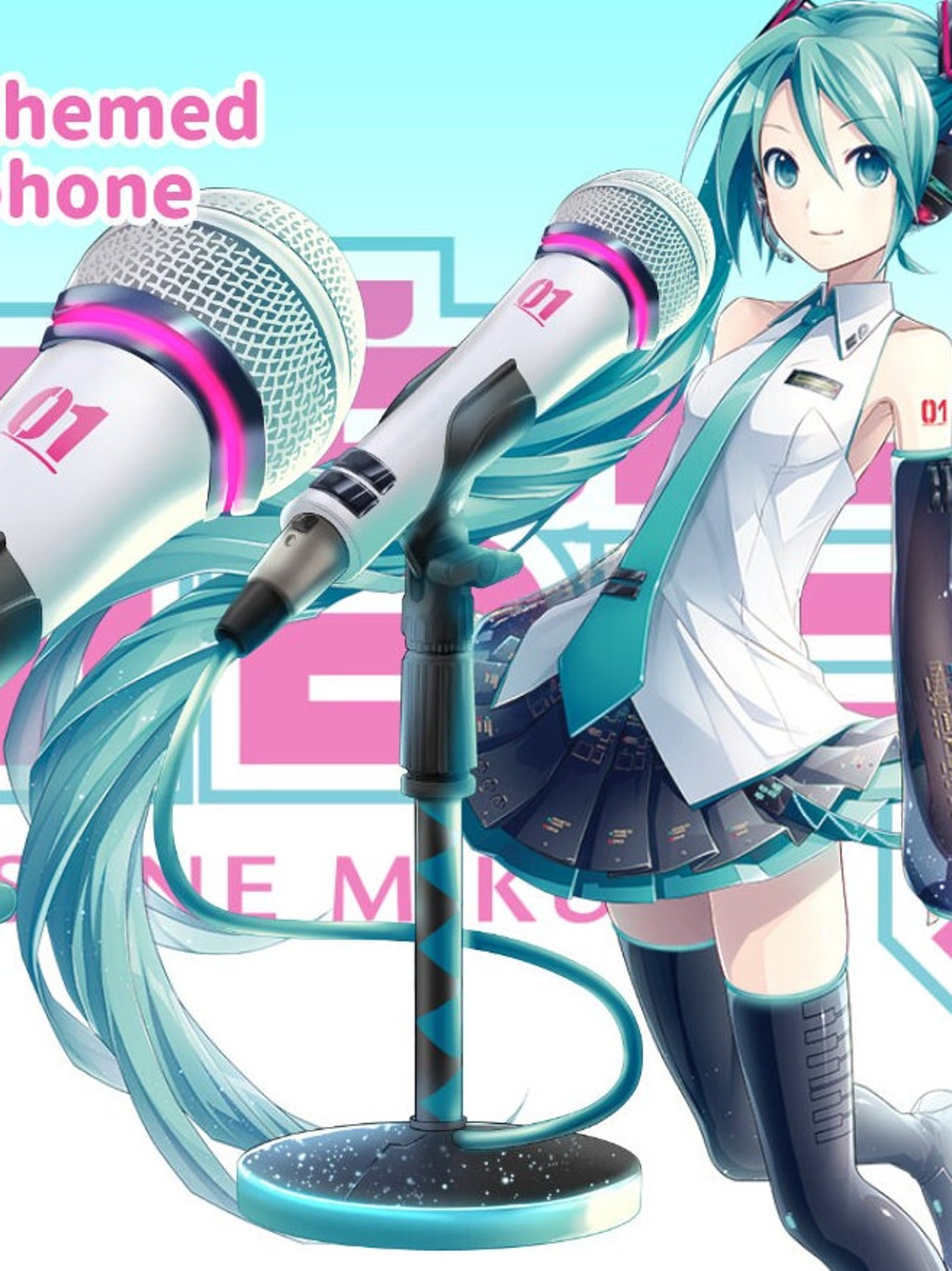 Hatsune Miku Vtuber Mic - Etsy