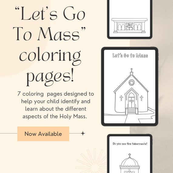 Catholic Coloring Pages For Mass