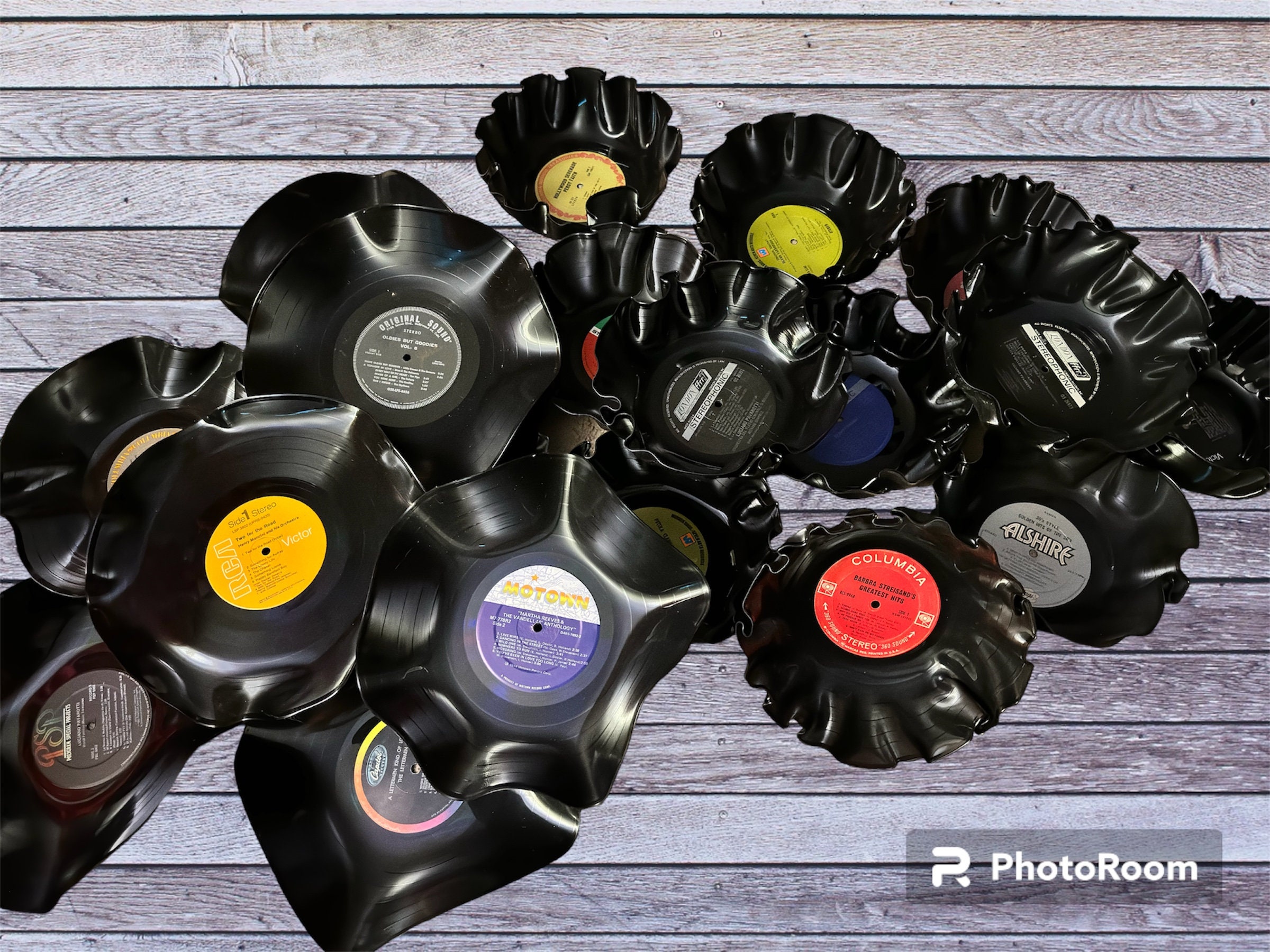 Repurposed Vinyl Record Platters and Bowls - Etsy