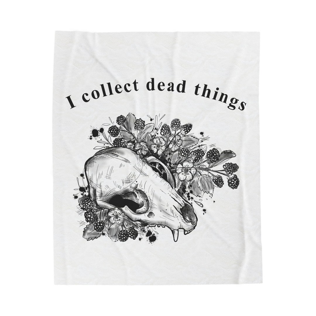 Plush “I Collect Dead Things” Blanket - Etsy