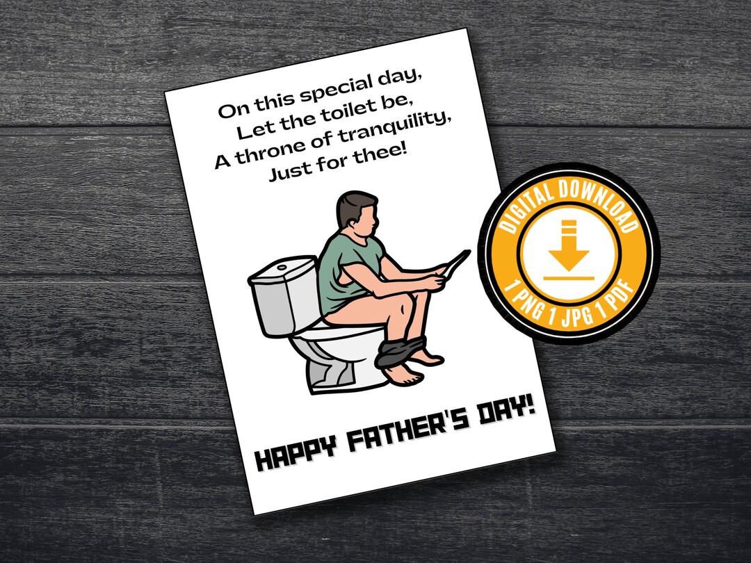 Funny Father's Day Card Printable Funny Fathers Day Card From Son ...