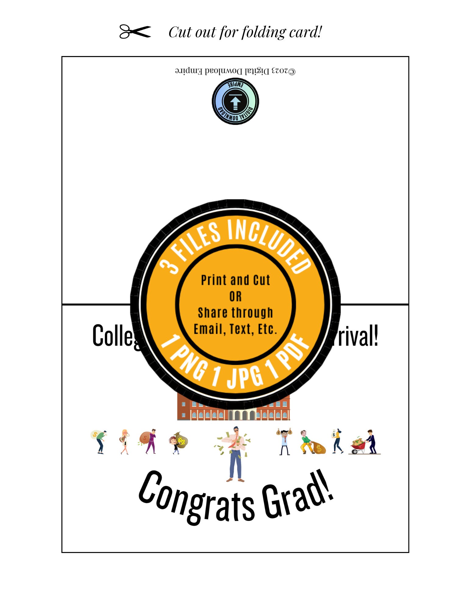 Funny Graduation Card Printable Graduation Gift Funny Graduation Gift ...