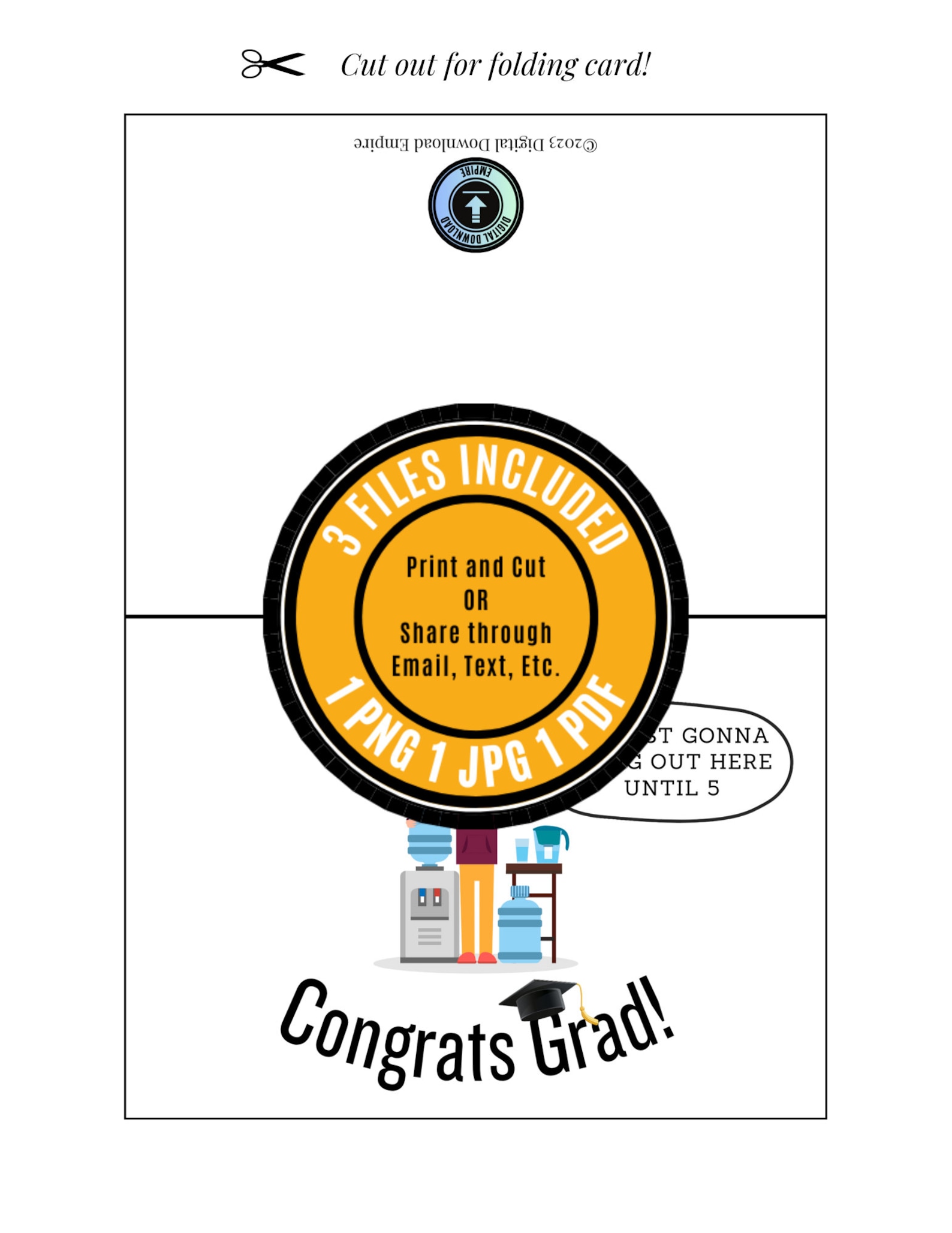 Funny Graduation Card Printable Graduation Card Funny Graduation Gift ...