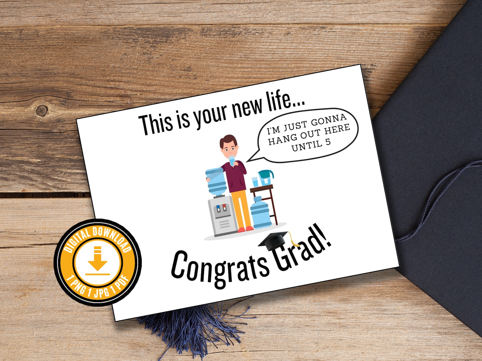 Funny Graduation Card Printable Graduation Card Funny Graduation Gift ...