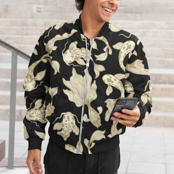 Japanese Fish Jacket - Etsy