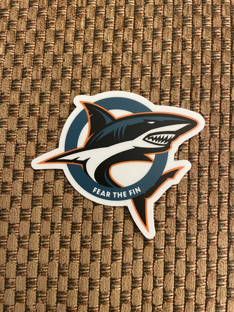 Fear the Fin Sticker - Etsy