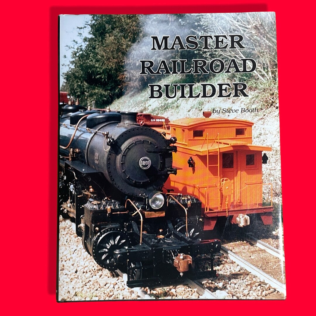 Master Railroad Builder by Steve Booth, Paragon HB 1st ED W/ Inserts ...