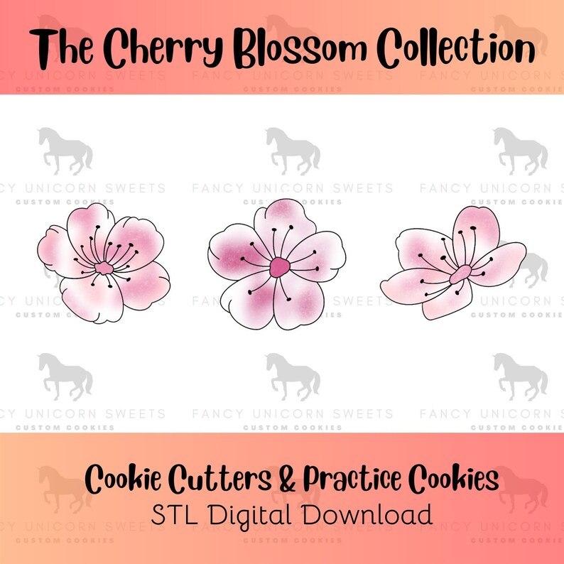 Cherry Blossom, Cherry Blossom Cookie, Cutter, Cookie Cutter, Practice ...