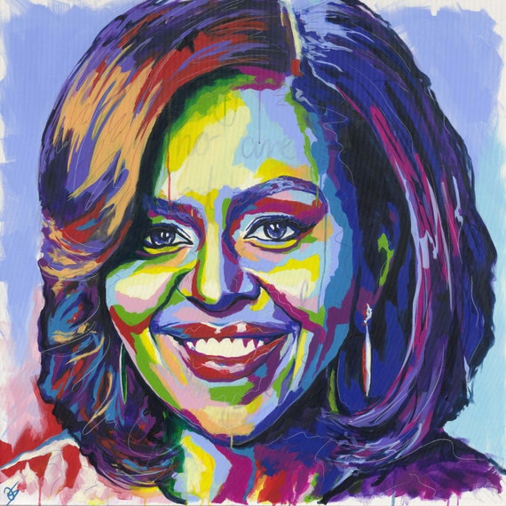 Michelle Obama Pop Art