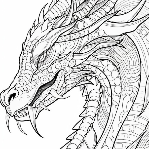 Zentangle Coloring - Etsy