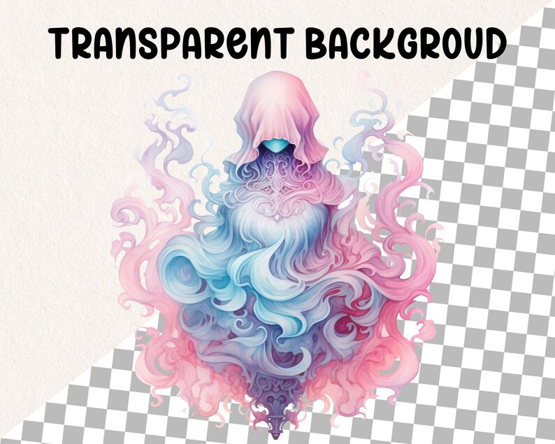 Pastel Ghost PNG Clipart Pastel Halloween Clipart - Etsy