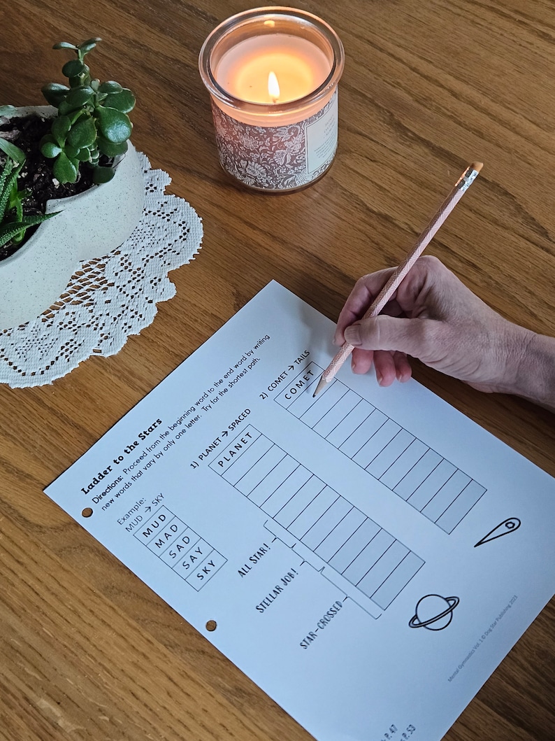 Mental Gymnastics: Outer Space Brain Teasers - Logic & Word Puzzles ...