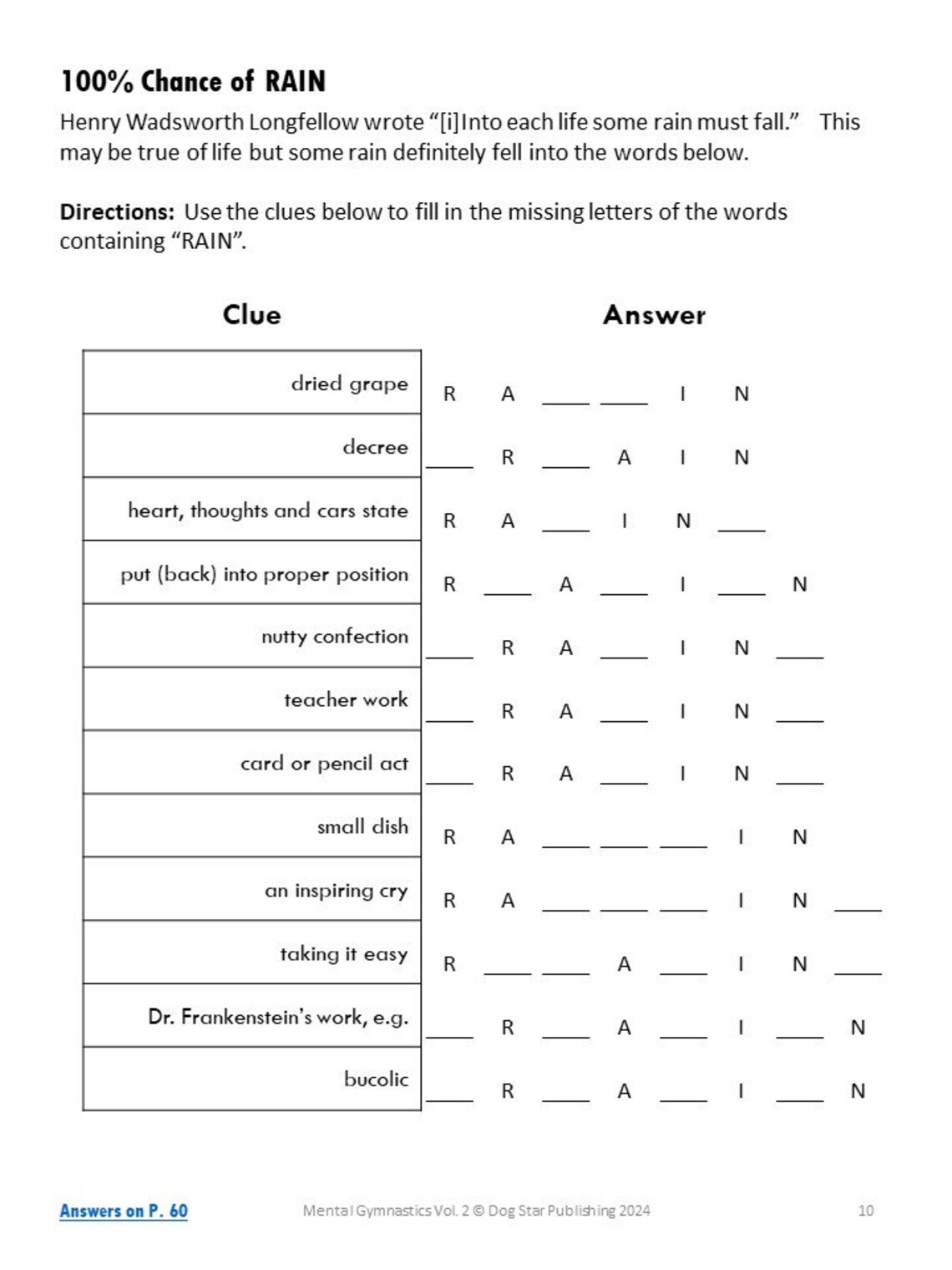 Mental Gymnastics: Weather Brain Teasers - Logic & Word Puzzles, Wacky ...