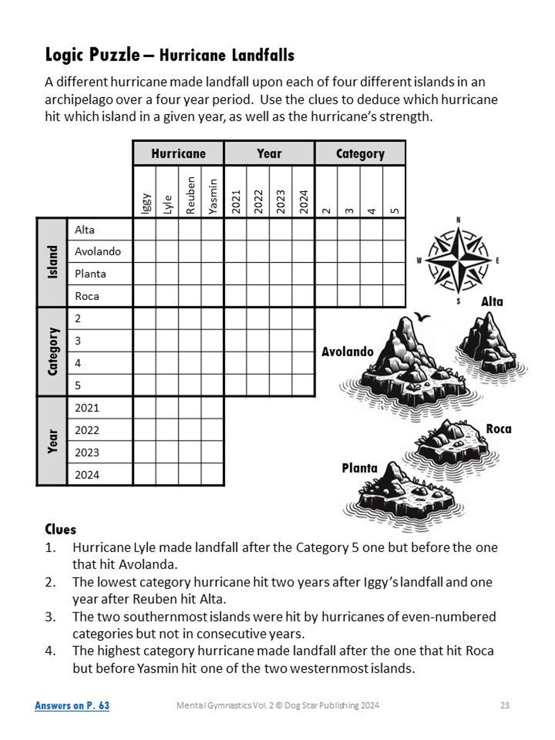 Mental Gymnastics: Weather Brain Teasers - Logic & Word Puzzles, Wacky ...