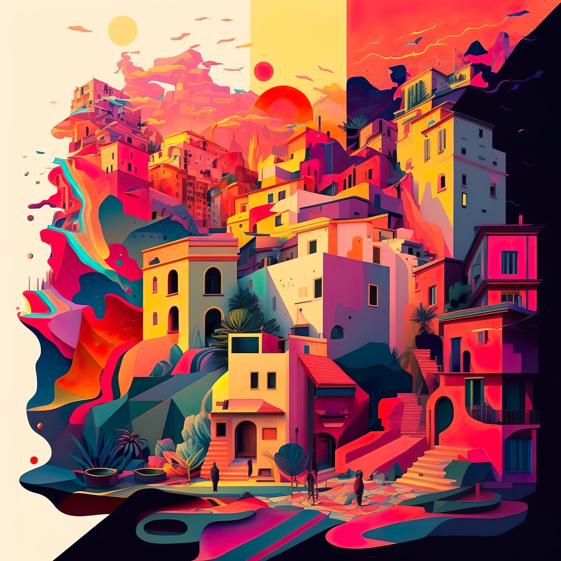 Spectrumsquare Kaleidoscope Art-digital Downloads Ai Draw Psychedelic ...