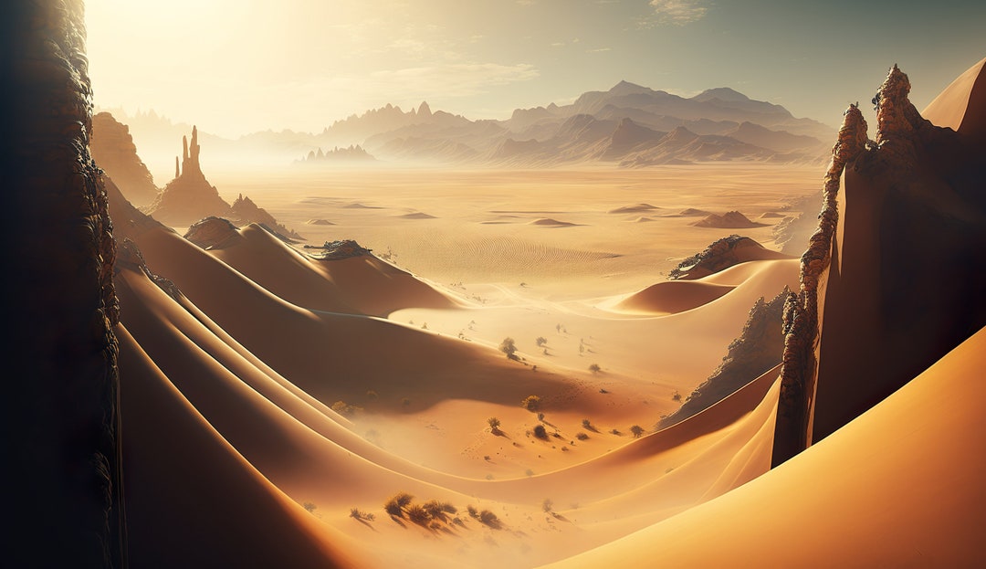 Desert Art- AI Draw Portrait Art- Digital Portrait - Printable -digital ...