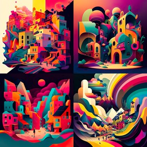 Spectrumsquare Kaleidoscope Art-digital Downloads- Ai Draw- Psychedelic ...