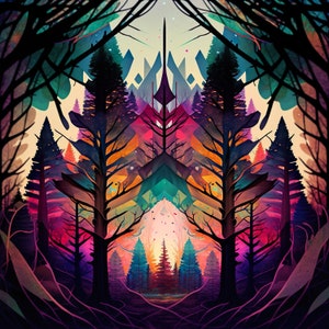 Chromaticchannel Kaleidoscope Art- Digital Downloads- Ai Draw ...