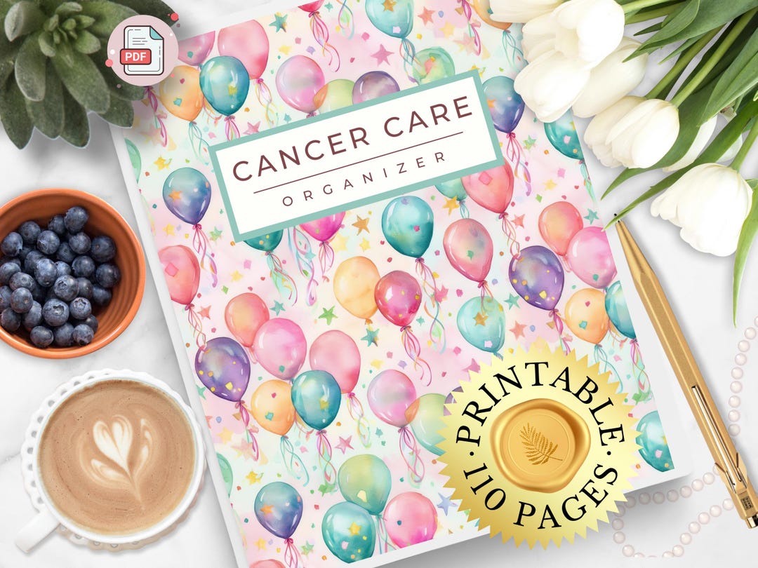 Childhood Cancer Planner, Printable PDF, Child Chemo Tracker, Pediatric ...