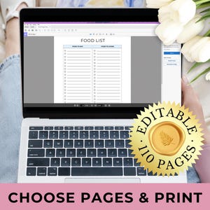 Health Wellness Planner, Printable Pages, Weight Medication Tracker ...