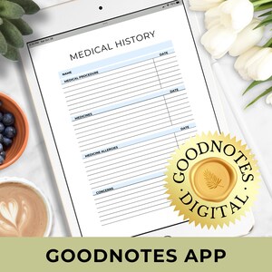 Medical History Planner, Printable Binder,medical Records,chronic ...