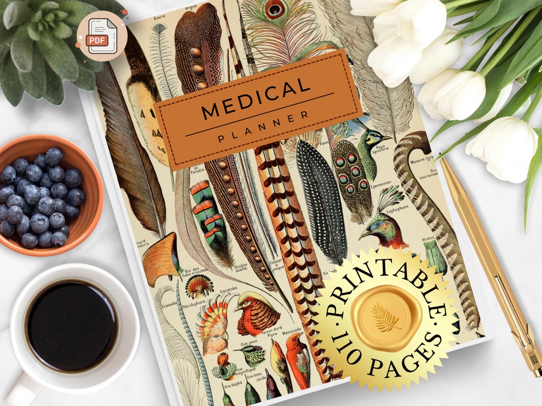 Medical Binder, Medication Tracker, Blood Pressure Log, Medication Log ...