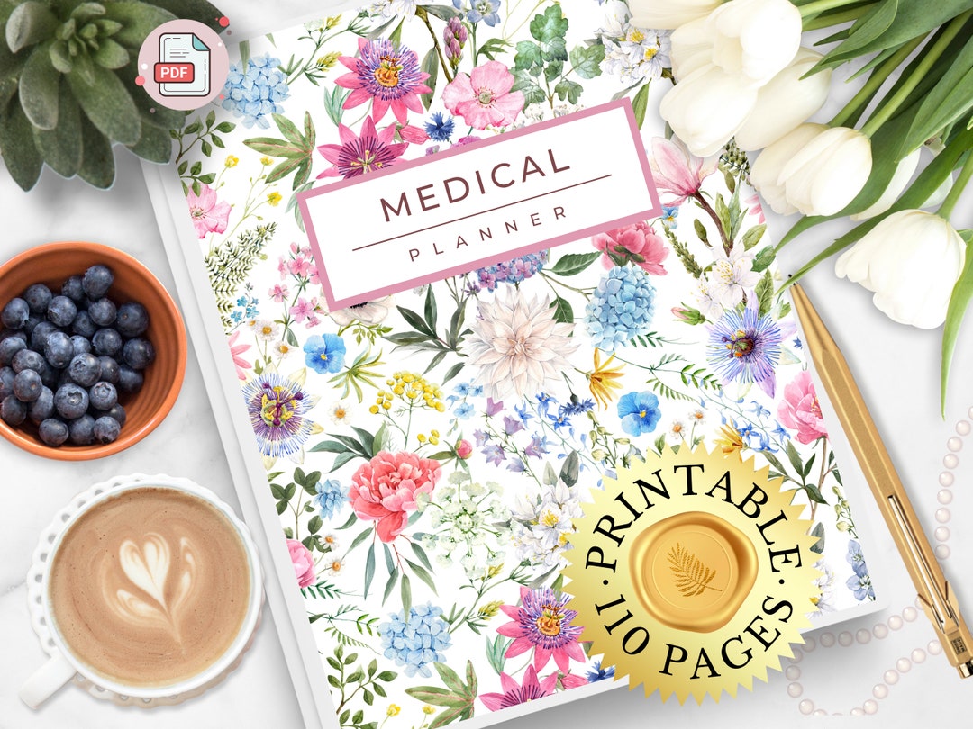 Medical History Planner Printable Binder, Medical Records,chronic ...