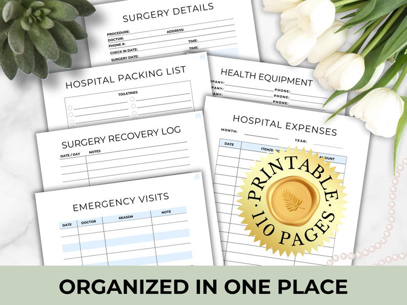 Childhood Cancer Planner, Printable PDF, Child Chemo Tracker, Pediatric ...