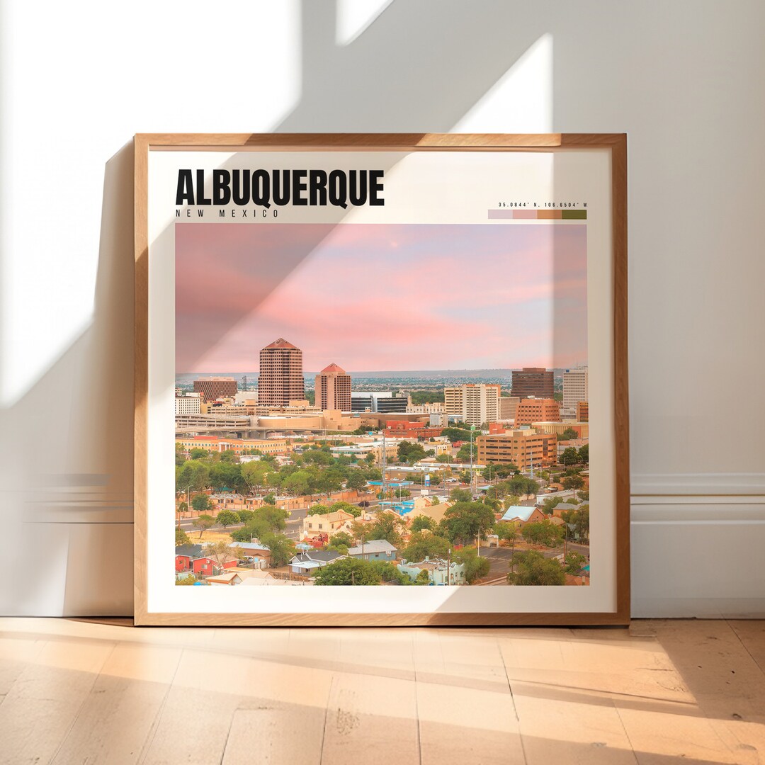Albuquerque Print | Albuquerque Wall Art | New Mexico Poster ...