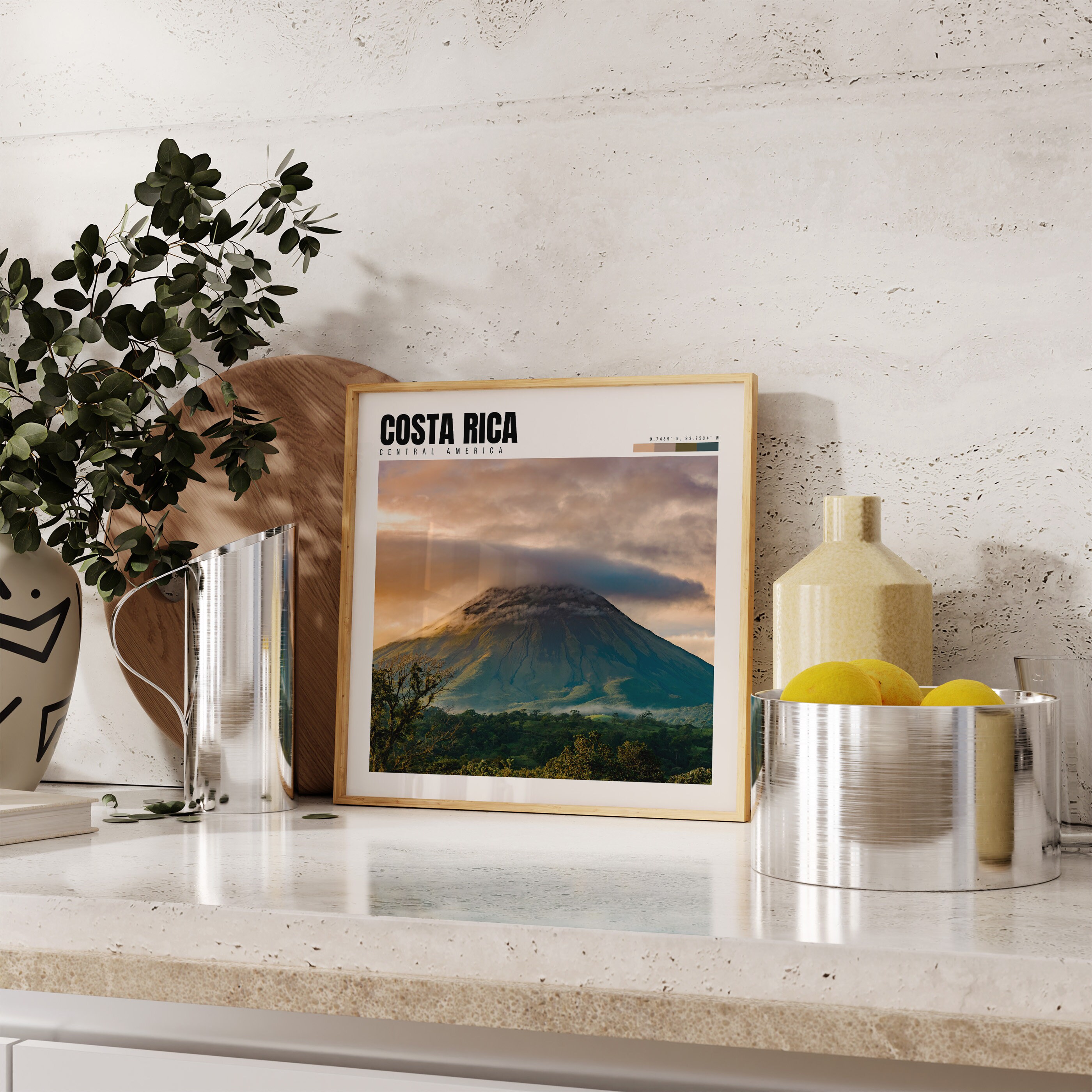 Costa Rica Wall Art | Costa Rica Poster | Costa Rica Print | Costa Rica ...
