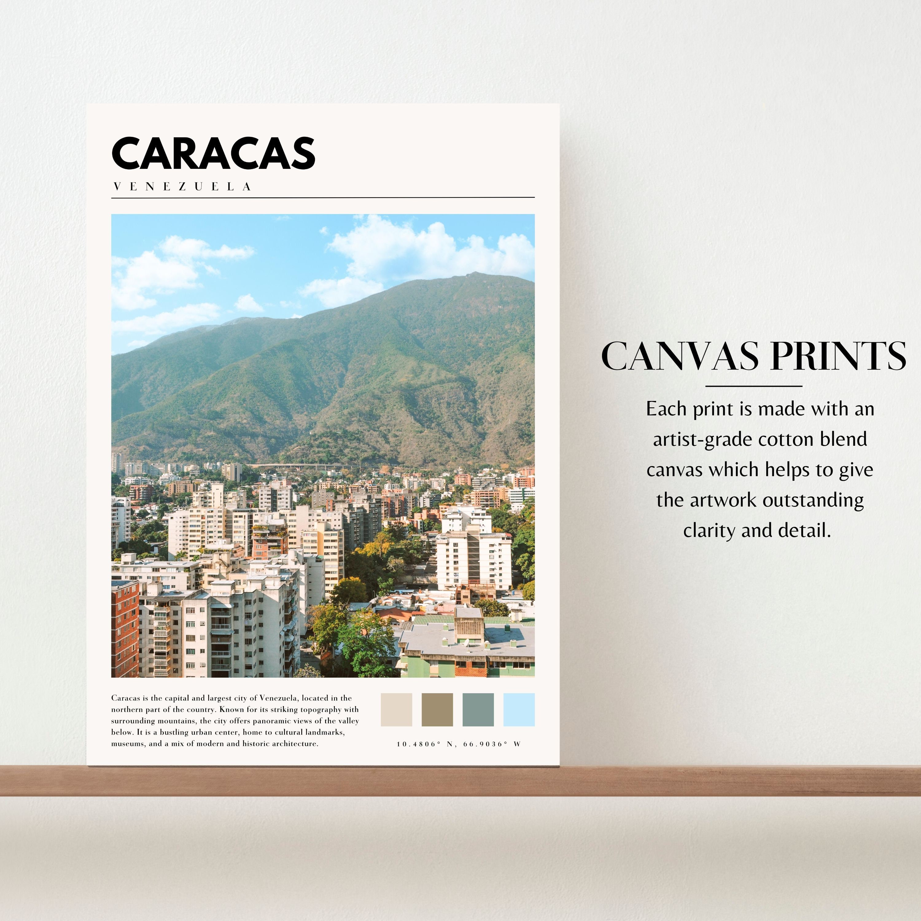 Caracas Wall Print | Caracas Venezuela Poster | Venezuela Photography ...
