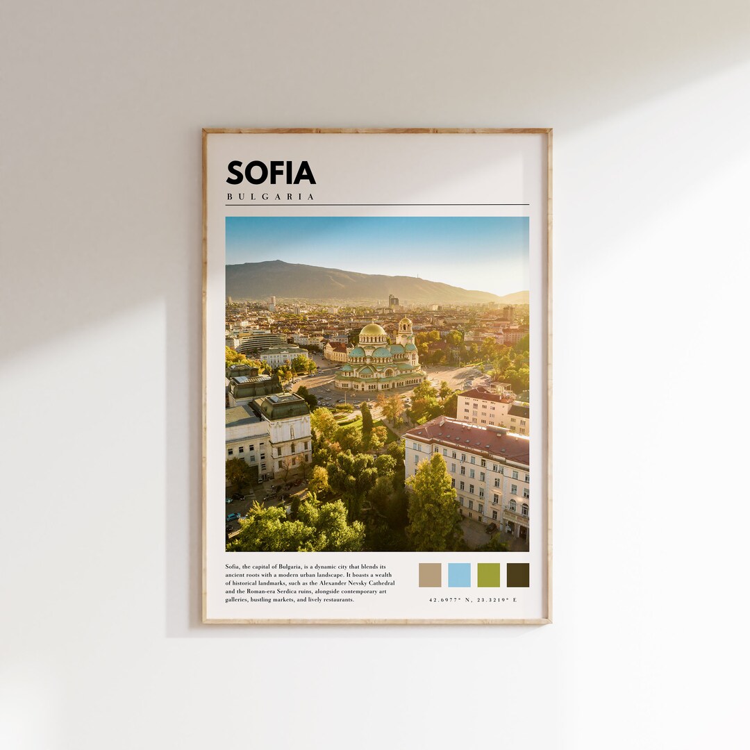 Sofia Bulgaria Print Sofia Wall Art Sofia Poster Sofia Bulgaria Photo Bulgaria Photography P 145 ...