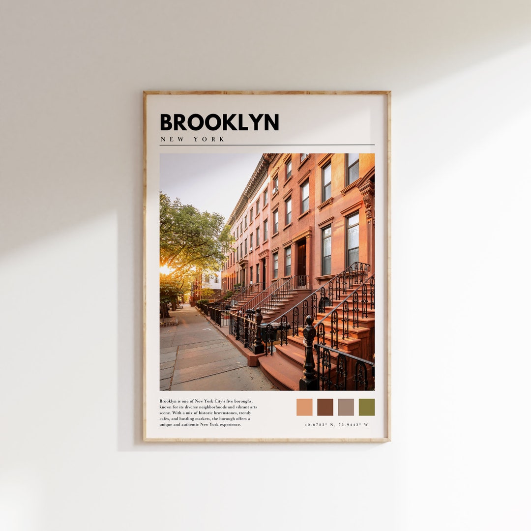 Brooklyn Print | Brooklyn New York City Poster | Brooklyn Photo ...