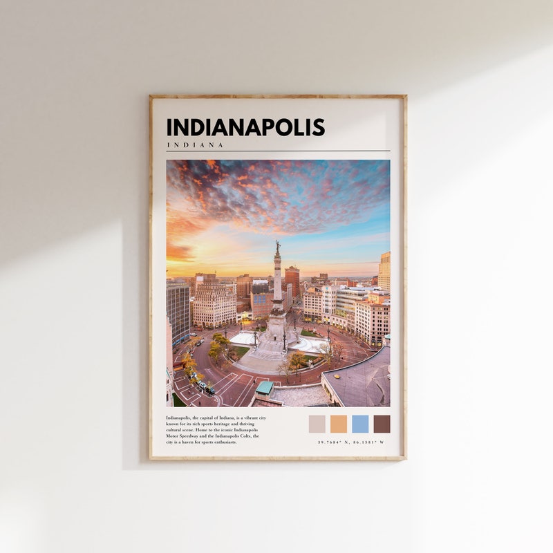 Indianapolis Art - Etsy