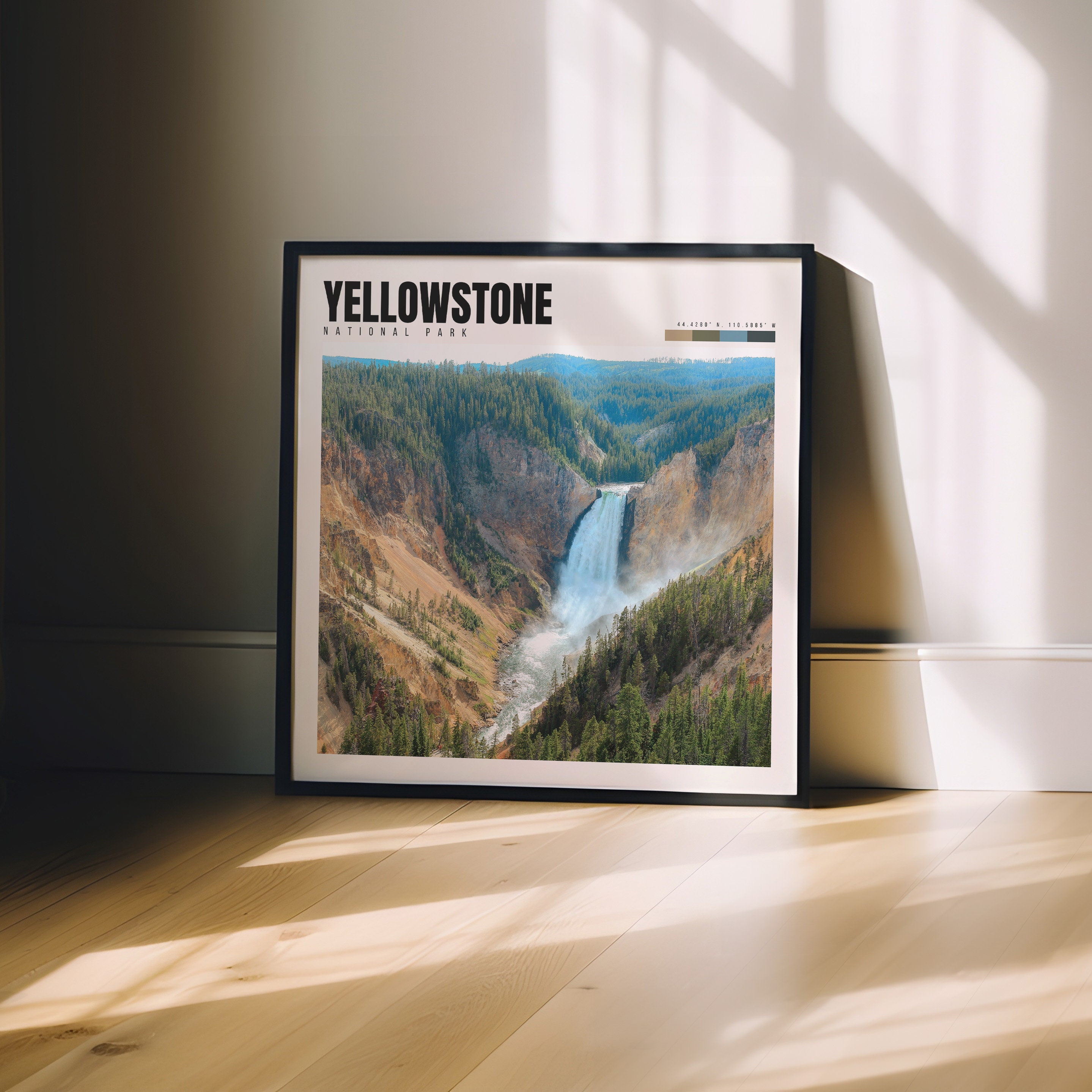 Yellowstone Wall Art | Yellowstone National Park Print | Yellowstone ...