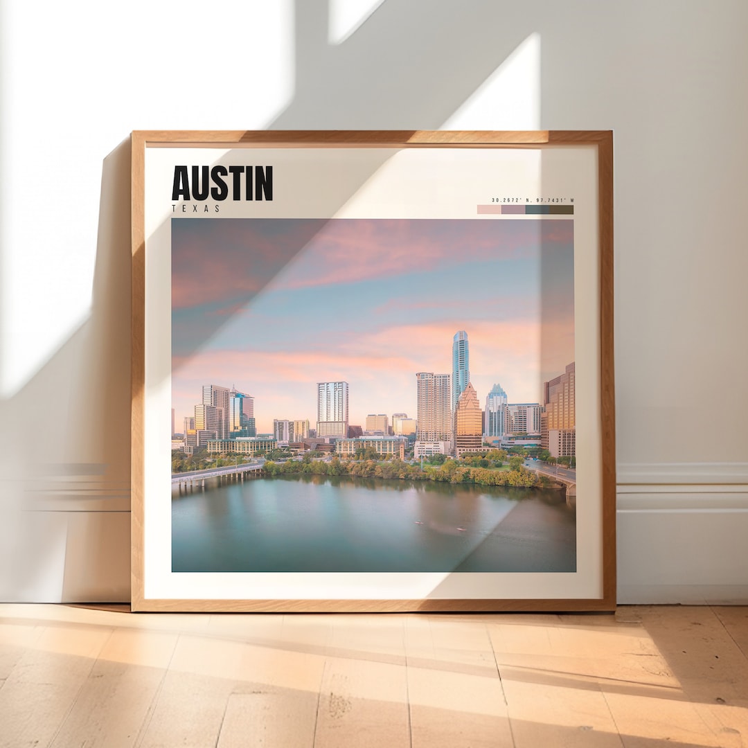 Austin Print | Austin Texas Wall Art | Austin Poster | Austin TX ...