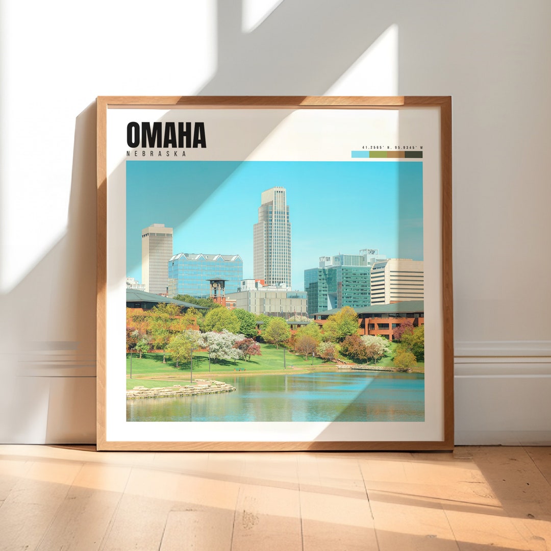Omaha Wall Print | Omaha Nebraska Poster | Omaha Photo | Omaha Artwork ...