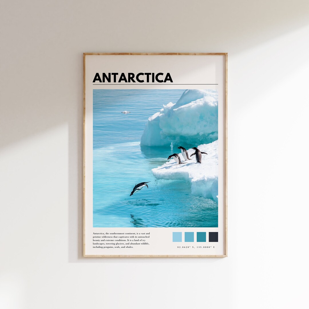 Antarctica Print | Antarctica Poster | Antarctica Photography | Penguin ...