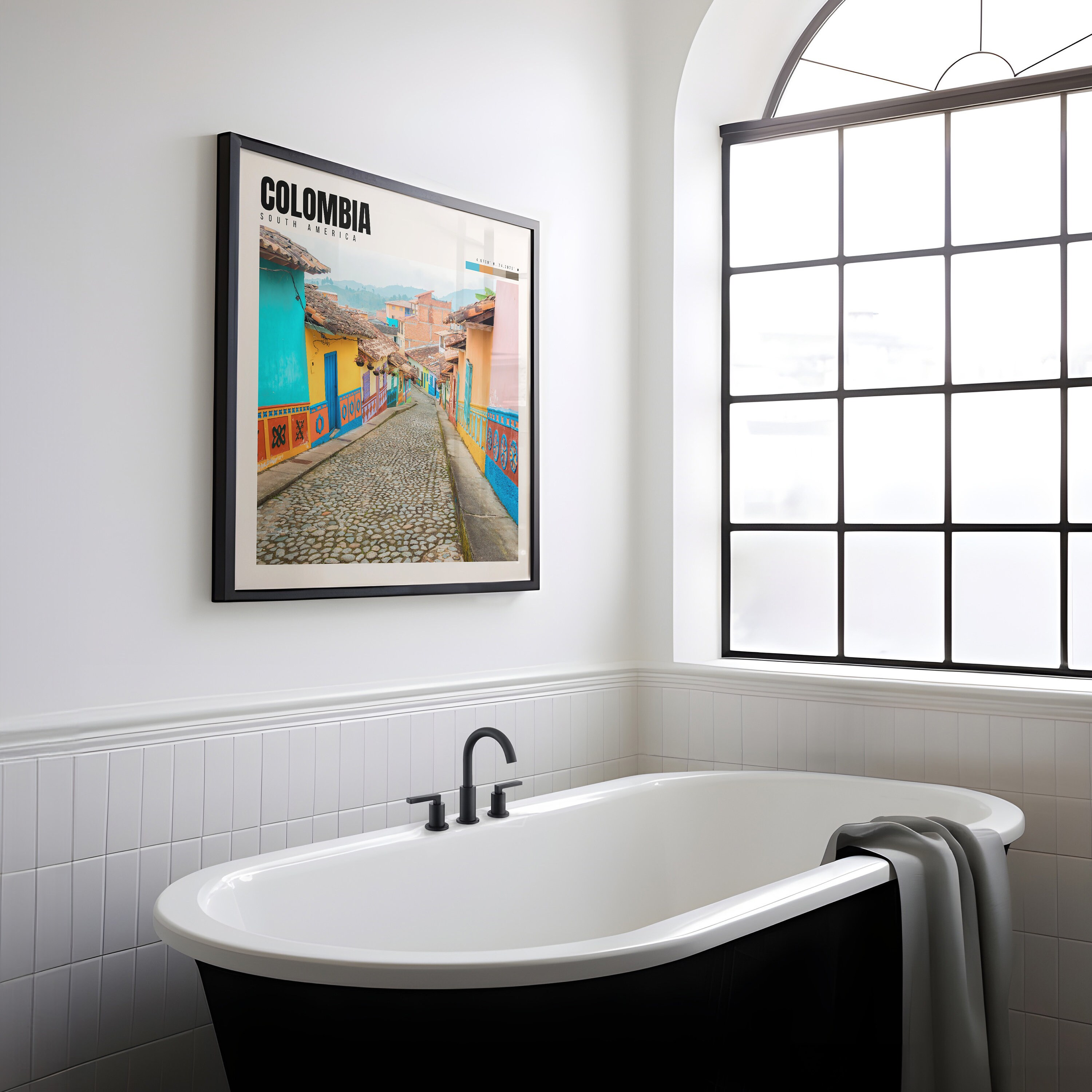 Colombia Print | Colombia Wall Art | Colombia Decor | Colombia Gift ...