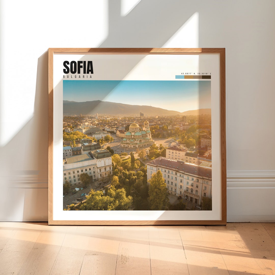 Sofia Wall Print | Sofia Bulgaria Poster | Sofia Wall Art | Sofia Photo | Sofia Artwork | Sofia ...