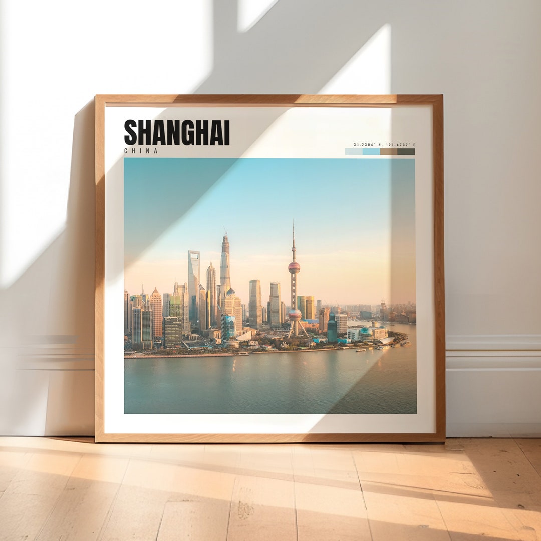 Shanghai Wall Art | Shanghai China Poster | Shanghai Wall Print ...
